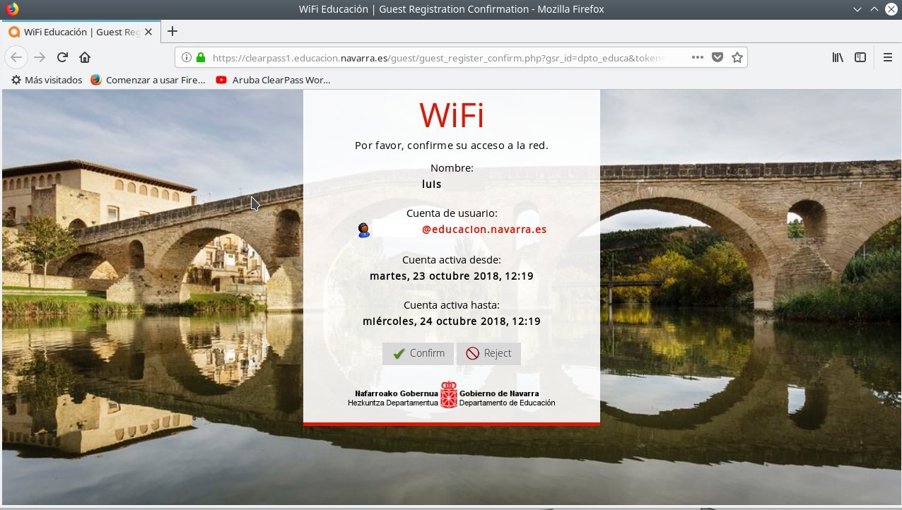 Conexión de cualquier equipo a la WIFI Invitados - Servicios TIC - Educación